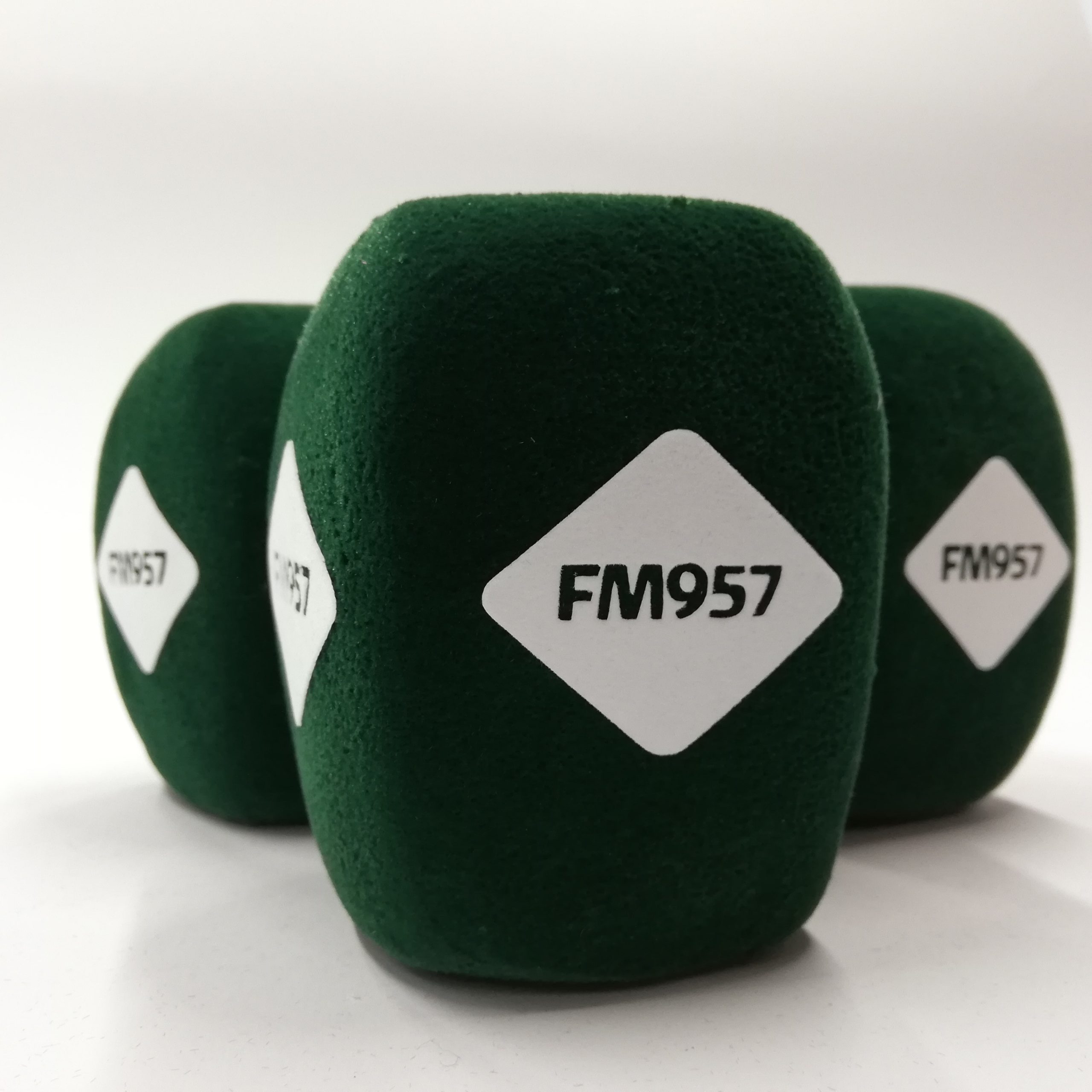 Custom printed microphone windshield foam to IS - for FM 957
