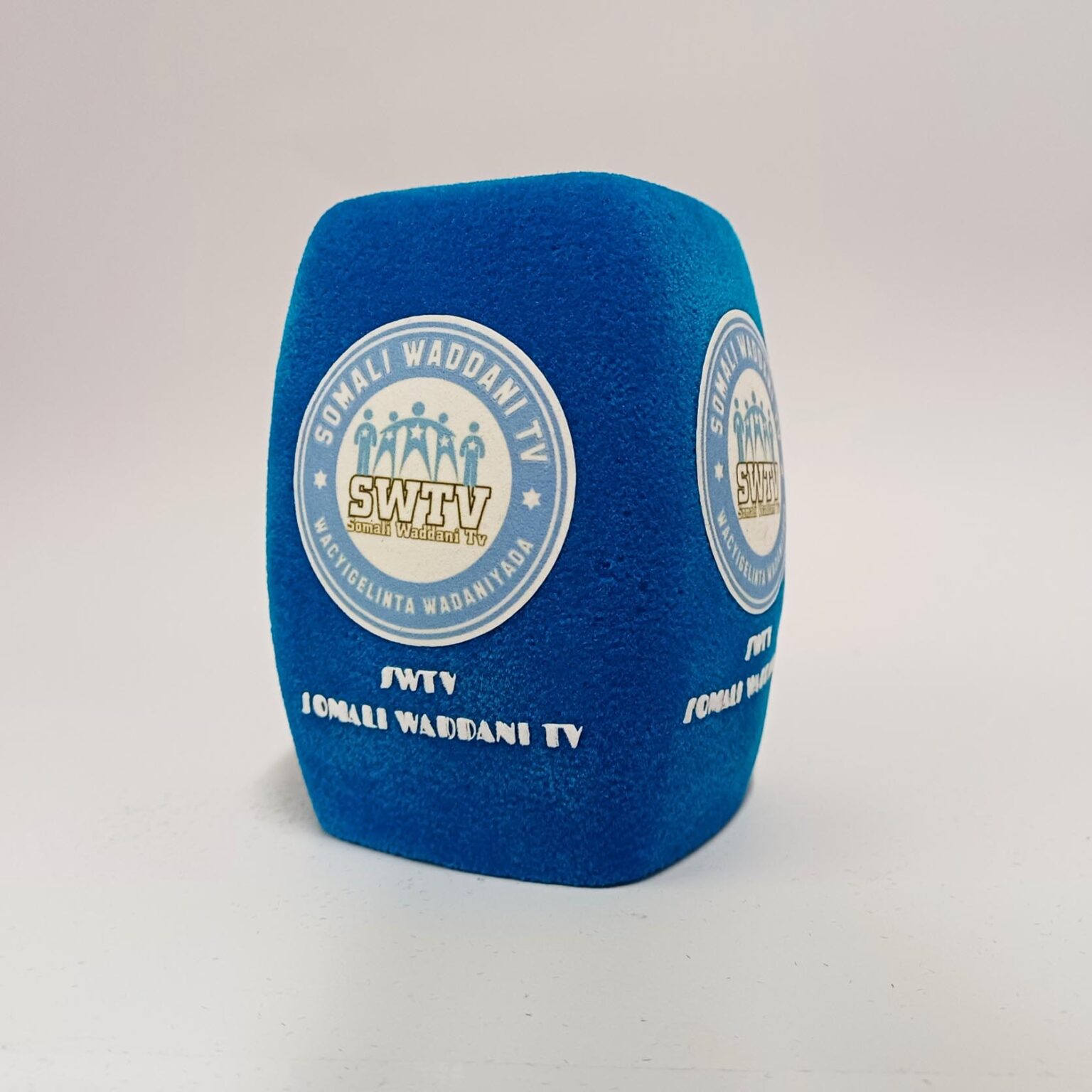 Custom printed microphone windshield to NO - for SWTV Somali Waddani Tv