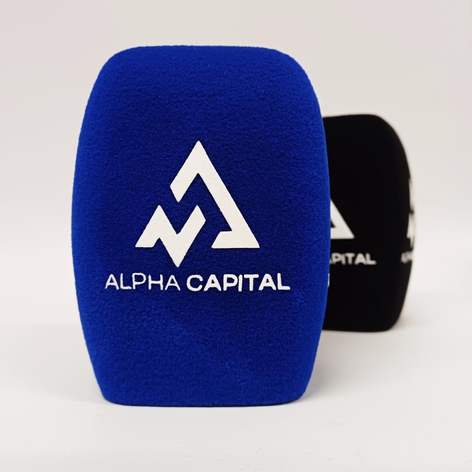 Custom printed microphone windshield to UK - for Alpha Capital