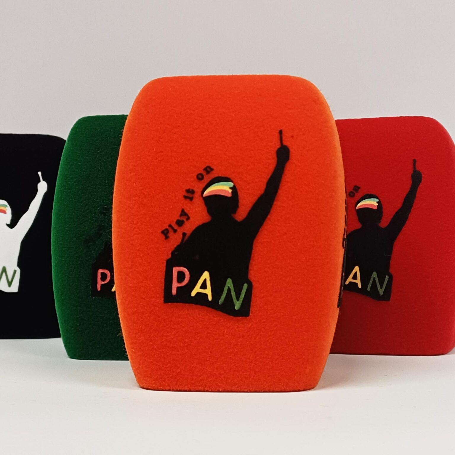 Custom printed microphone windshield foam to UK - for Play it on Pan