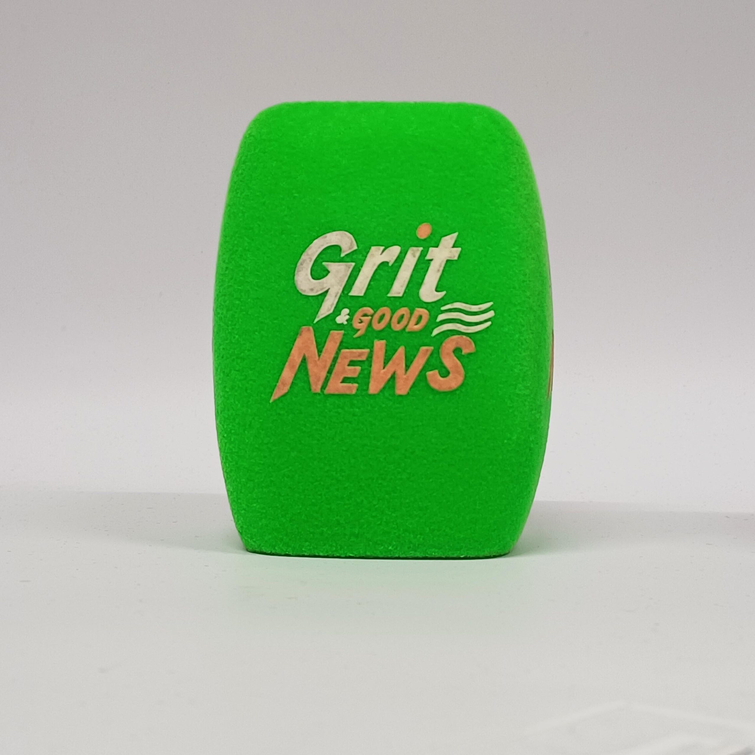 Custom printed microphone windshield to US - for Grit & Good News