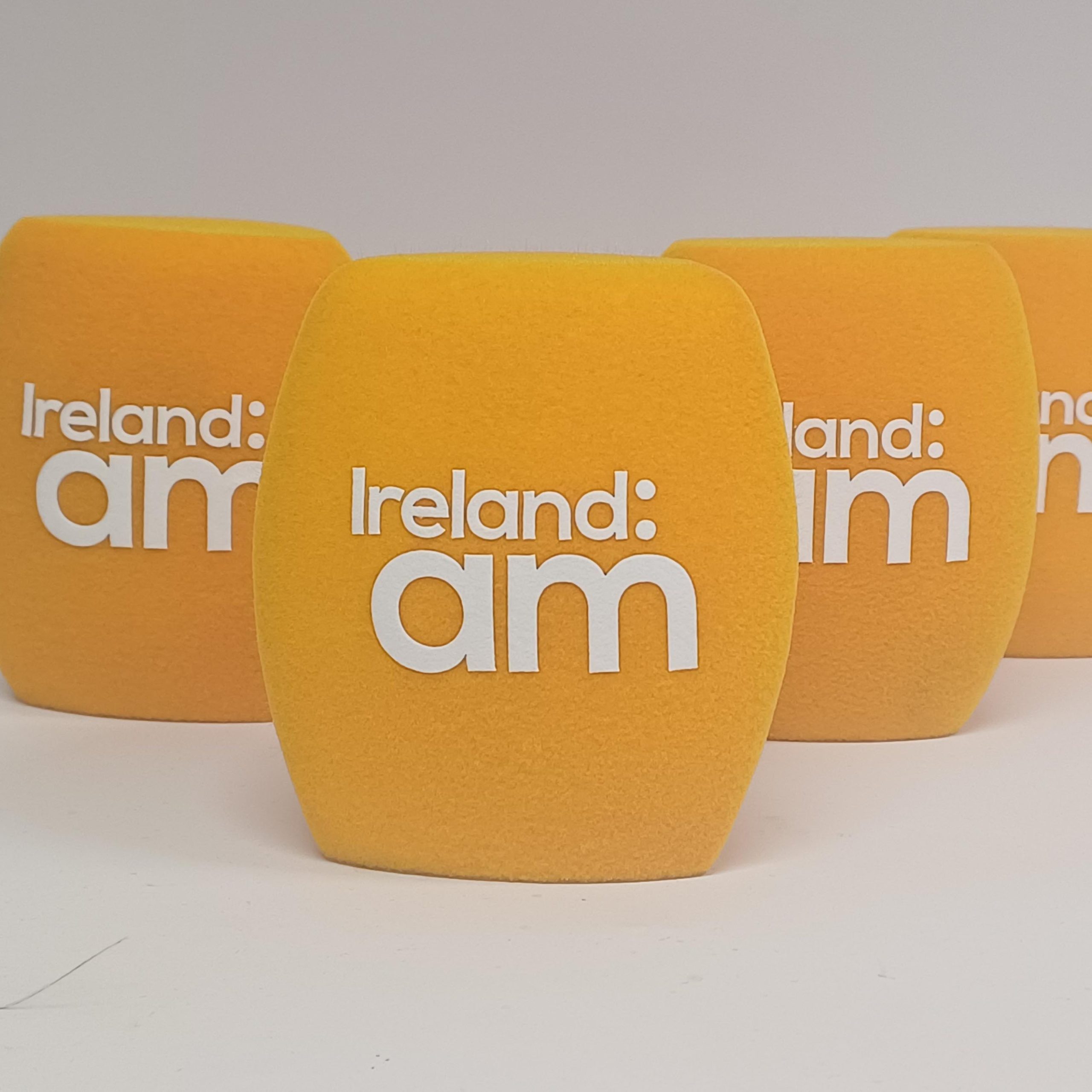 Custom printed microphone windshield cover to IE - for Ireland am