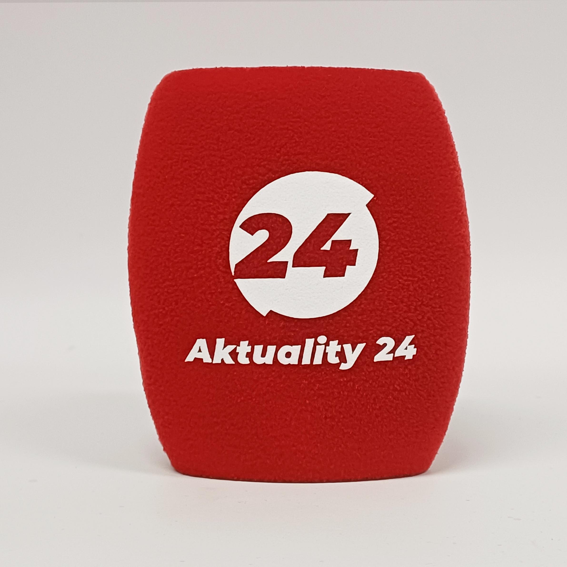 Custom printed microphone windshield to SK - for Aktuality 24