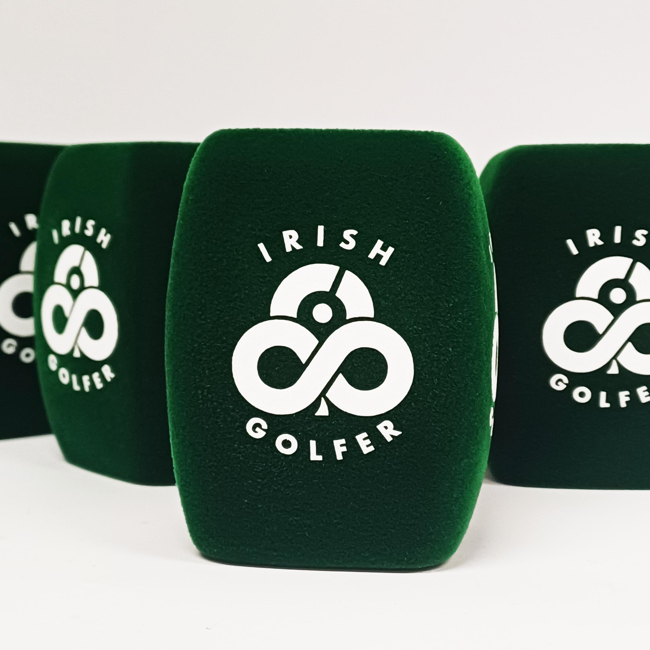 Custom printed microphone windshield cover to IE - for Irish Golfer