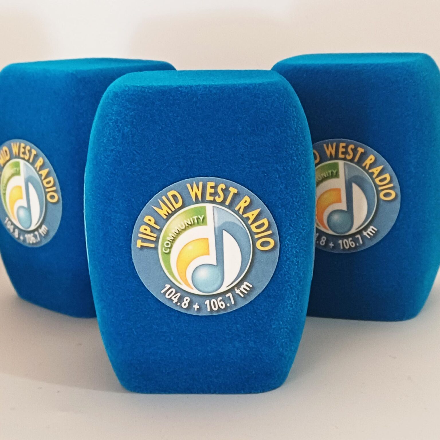 Custom printed microphone windshield to IE - for Tipp Mid West Radio