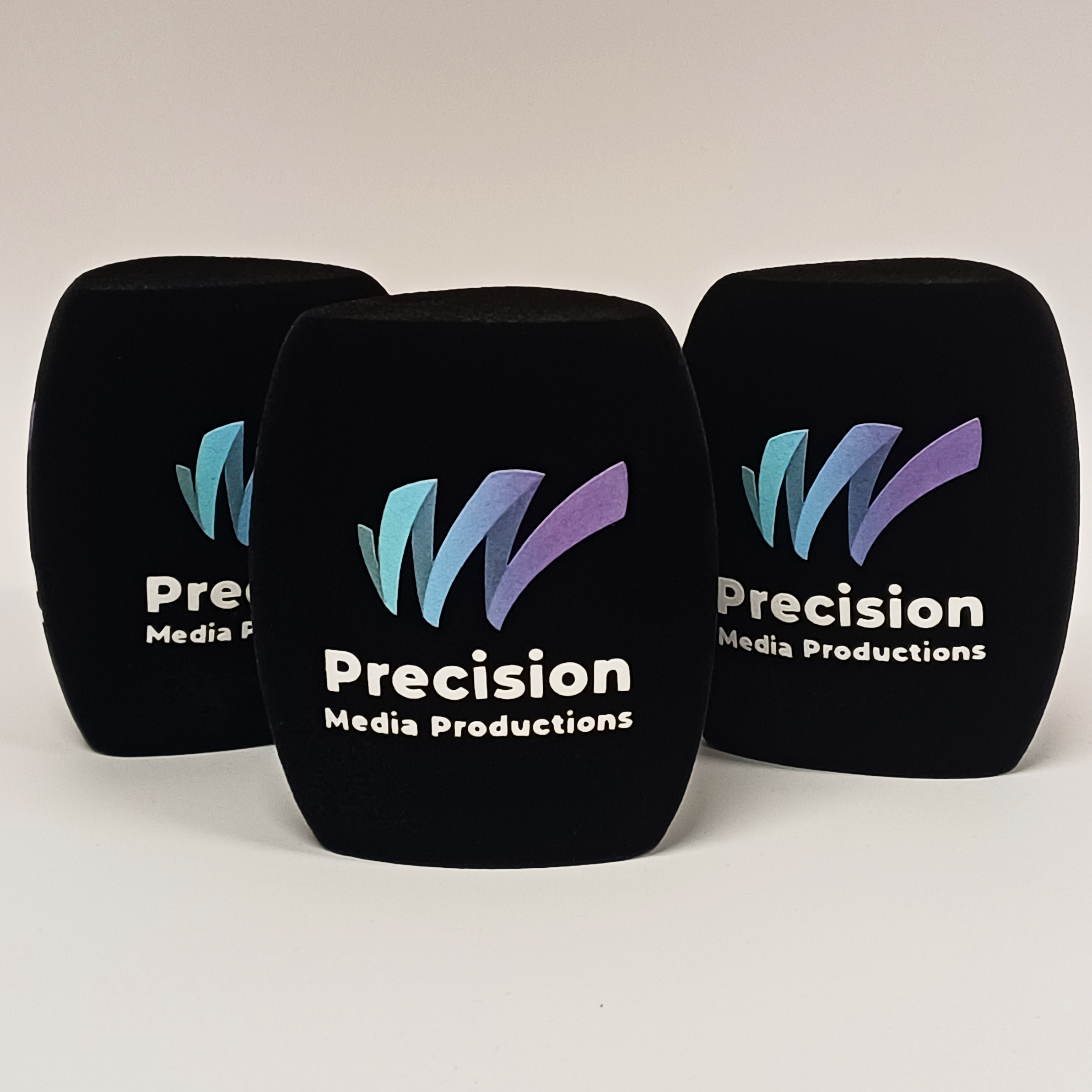 Printed mic windshield to IE - for Precision Media Productions