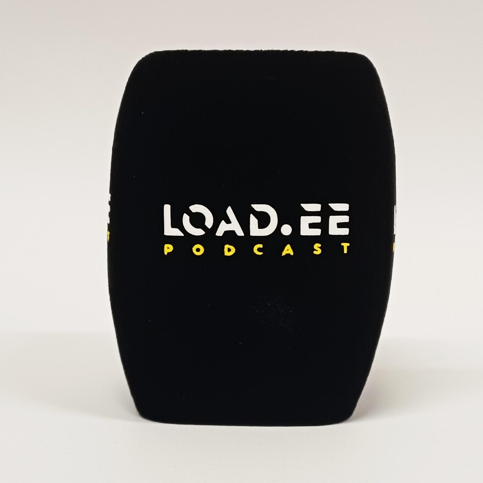 Print on foam microphone windshield to EE - for Load.ee Podcast