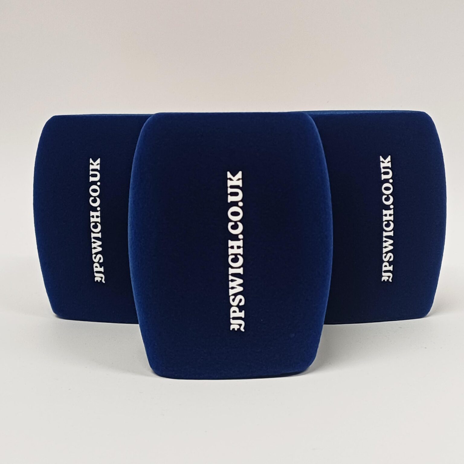 Custom printed microphone windshield cover to UK - for Ipswich.co.uk